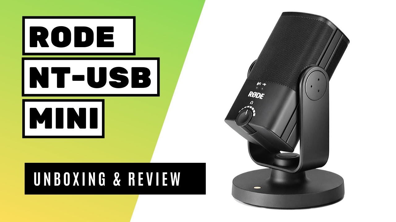 Rode NT USB Mini - Unboxing and Review - YouTube
