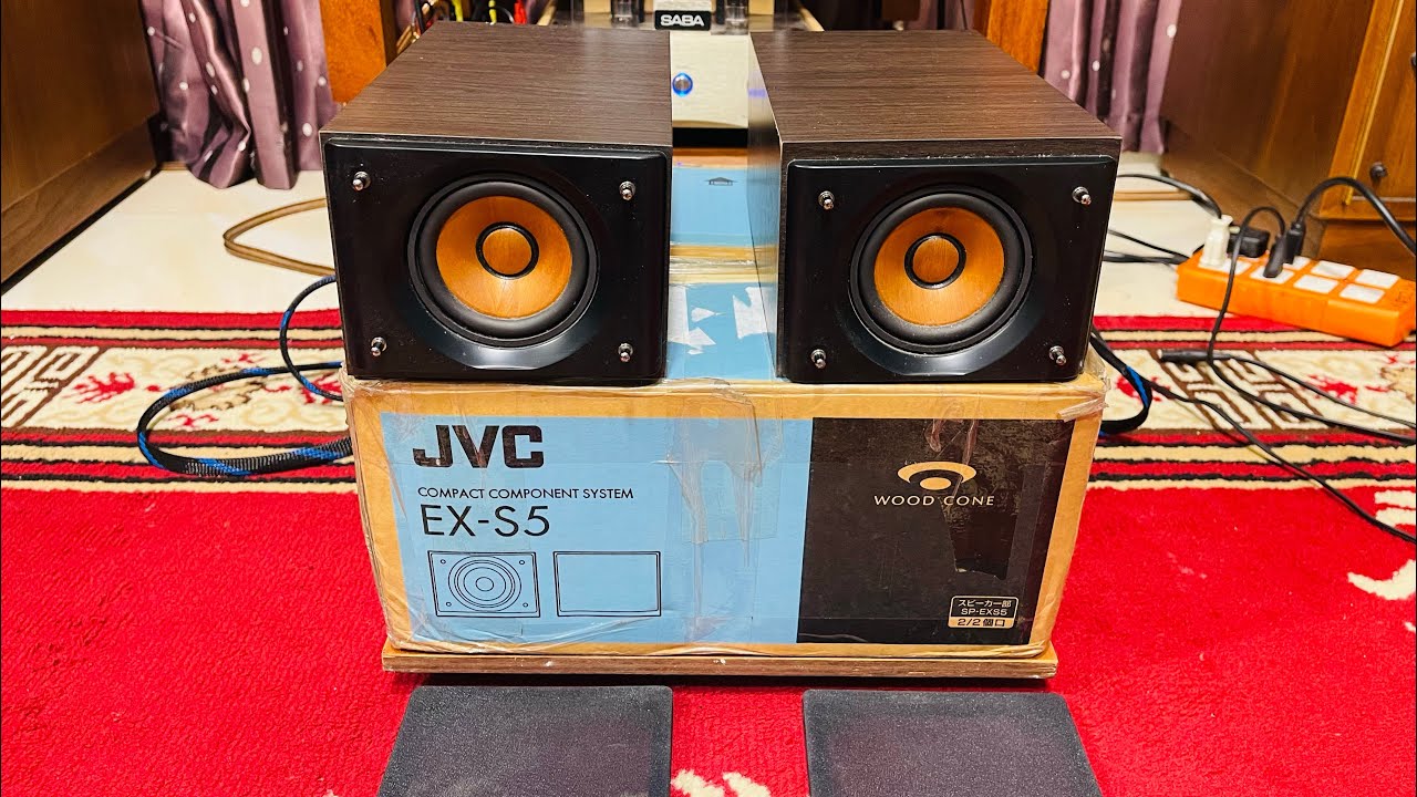 Cặp loa MÀNG GỖ JVC EX-S5 thùng xốp_Đừng có đùa với chất âm cặp loa này ...