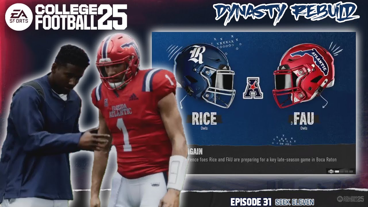College Football 25 Dynasty Rebuild Episode 31 | Seek Eleven - YouTube