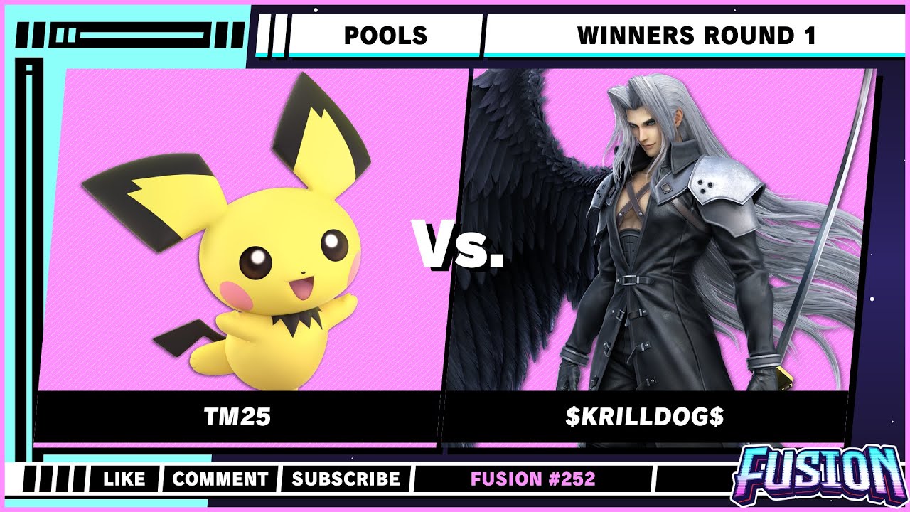 Fusion #252 - Winners Round 1 - TM25 (Pichu) VS $Krilldog$ (Sephiroth ...
