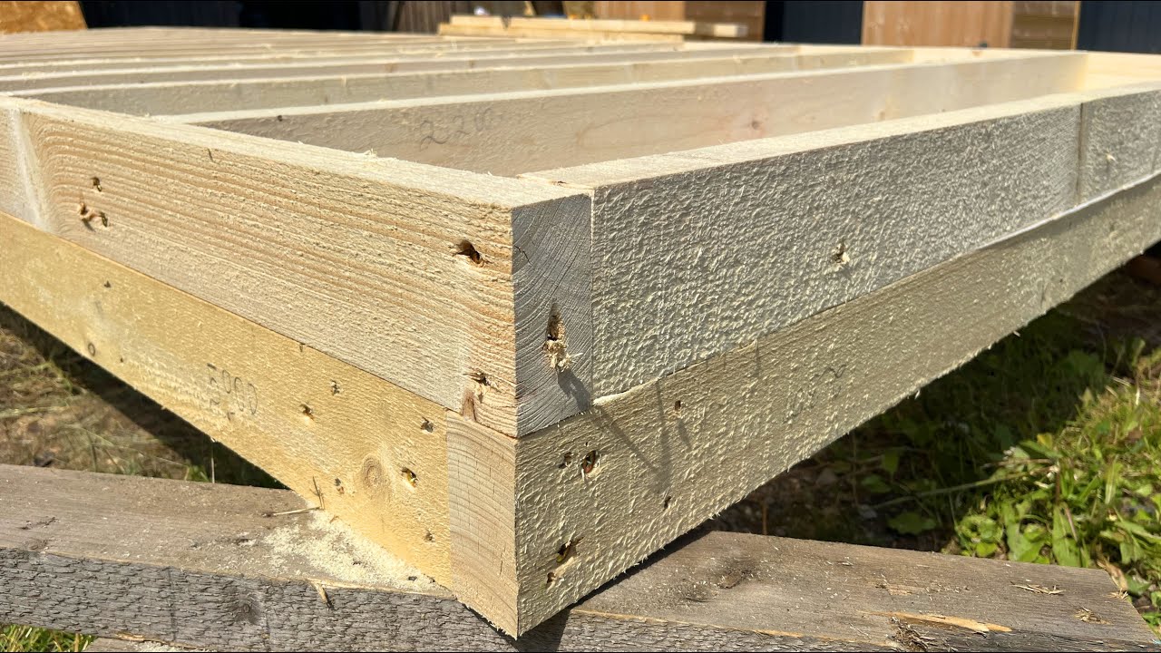 Built a BUDGET frame house Step by step construction process Here's ...