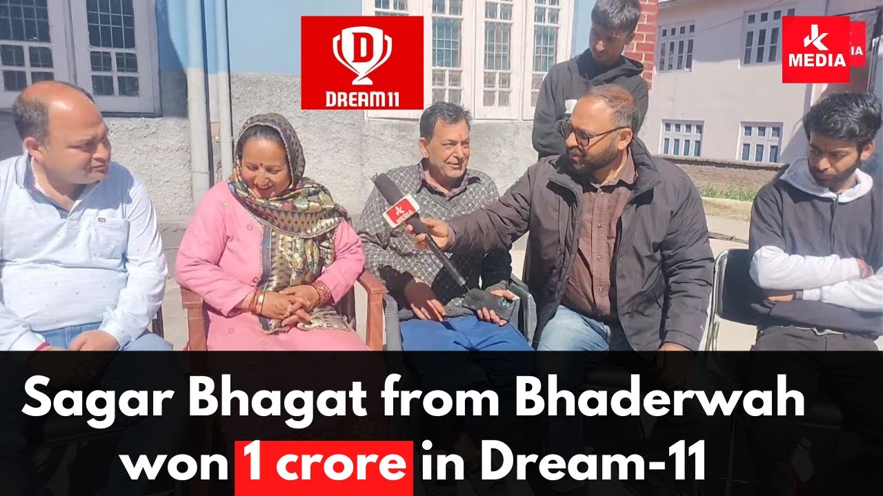 Congratulations#.Sagar Bhagat from Bhaderwah won 1 crore in Dream-11 ...
