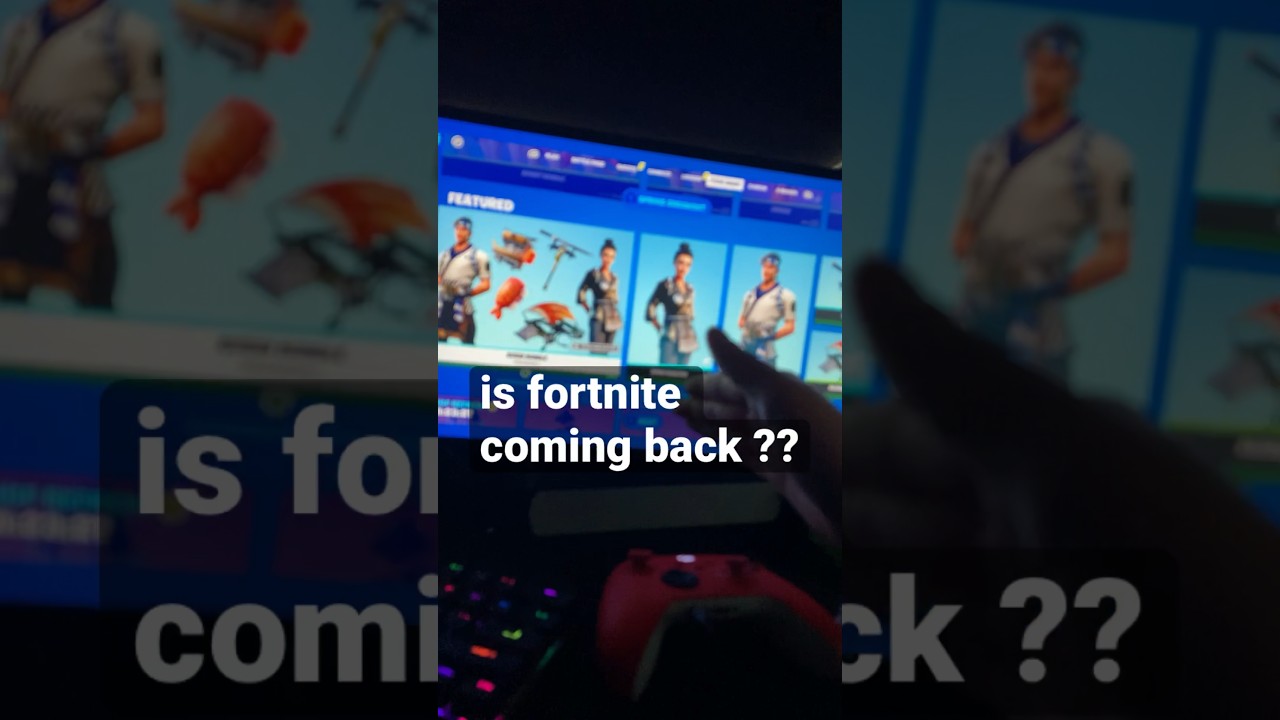 Is fortnite coming back ? #gaming #fortnite #youtibeshorts # ...