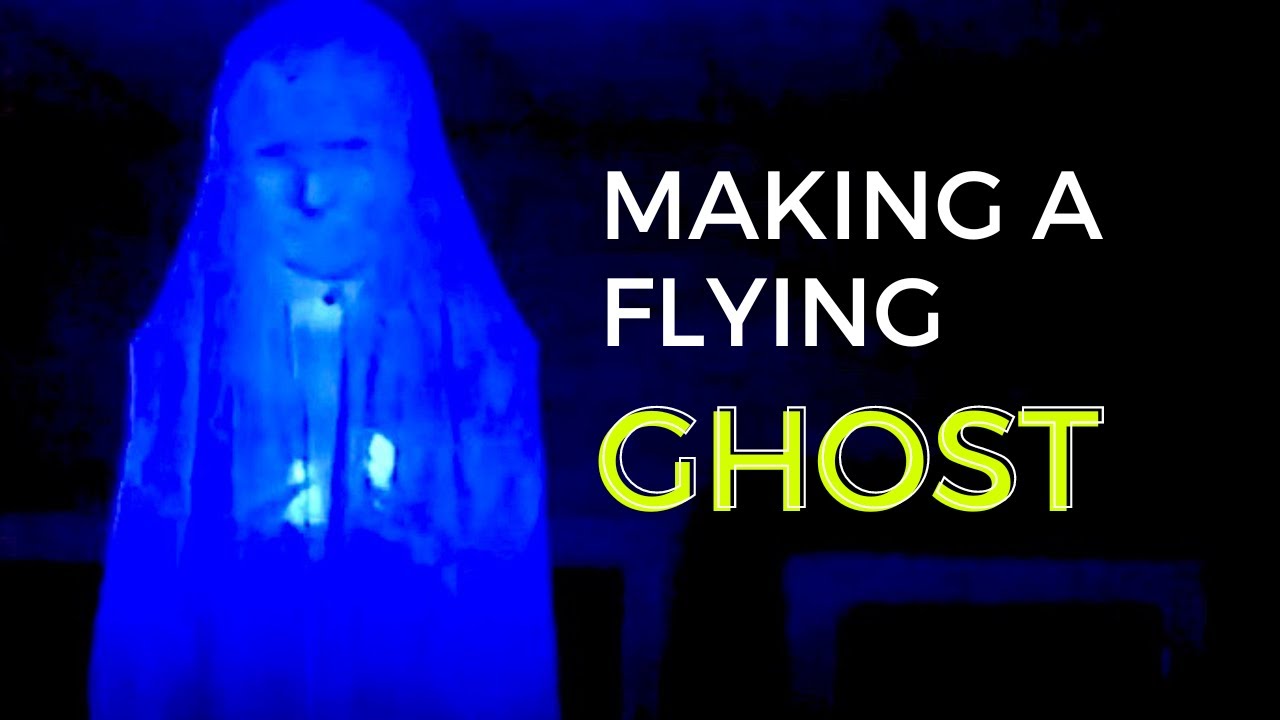 Halloween Axworthy Flying Ghost Construction - YouTube