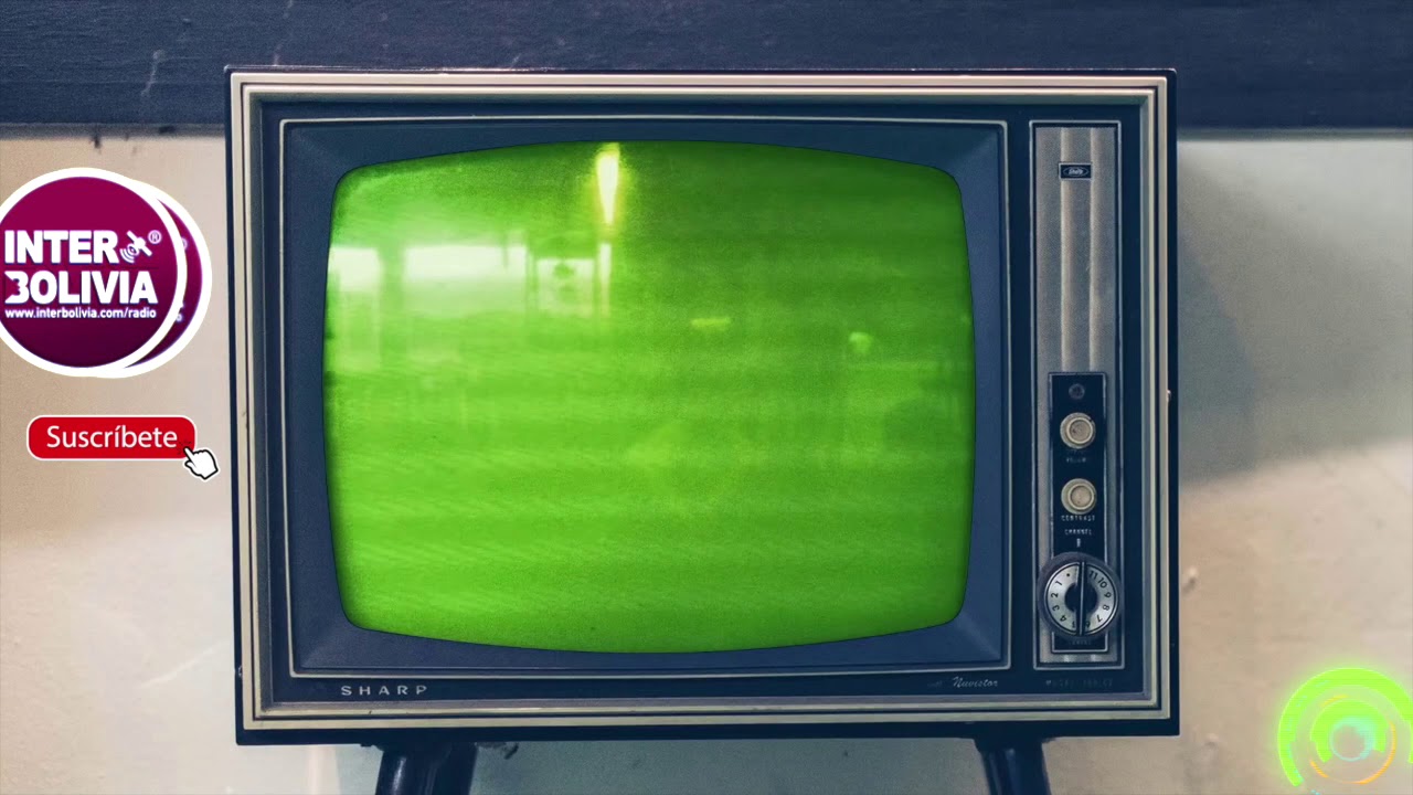 tv old green screen interbolivia - YouTube