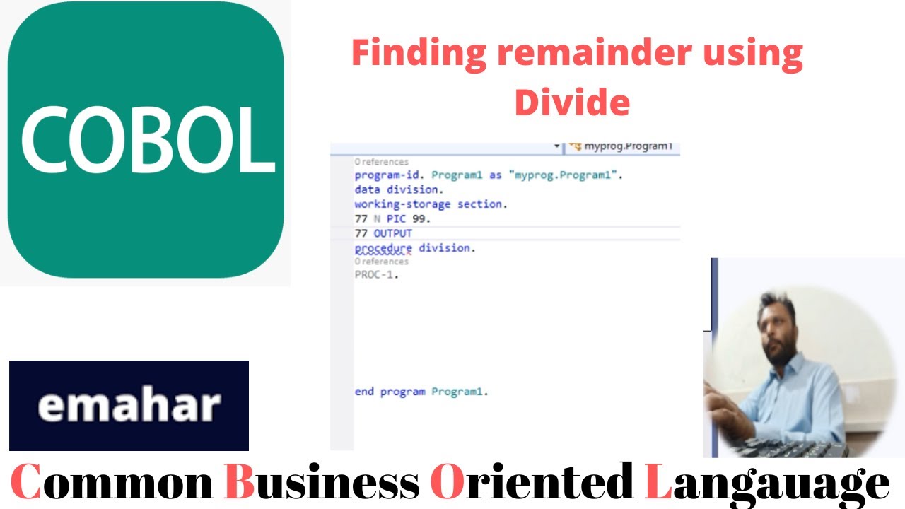 How To Find Remainder Using Divide COBOL YouTube How To Find Remainder Using Divide COBOL YouTube