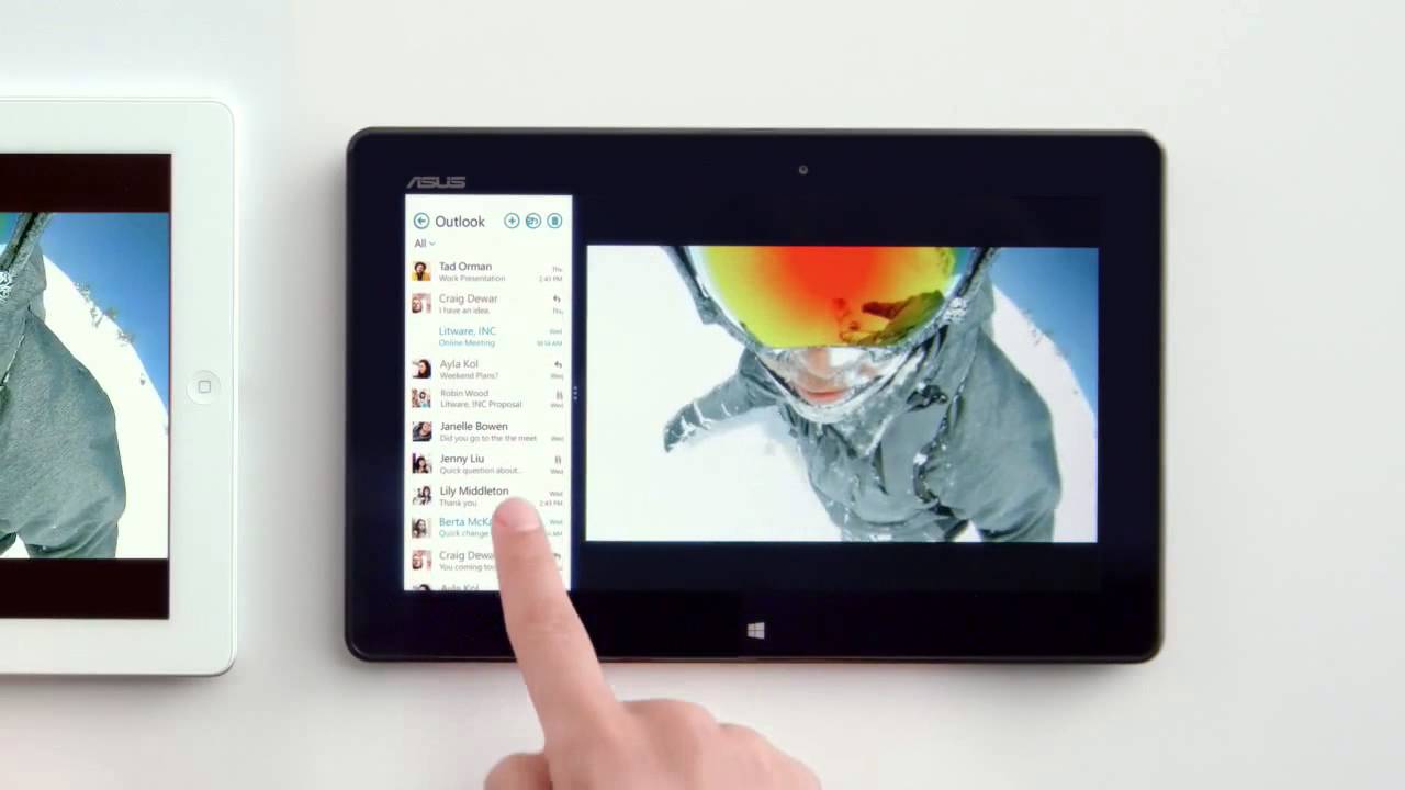 Windows 8 vs iPad Commercial - YouTube