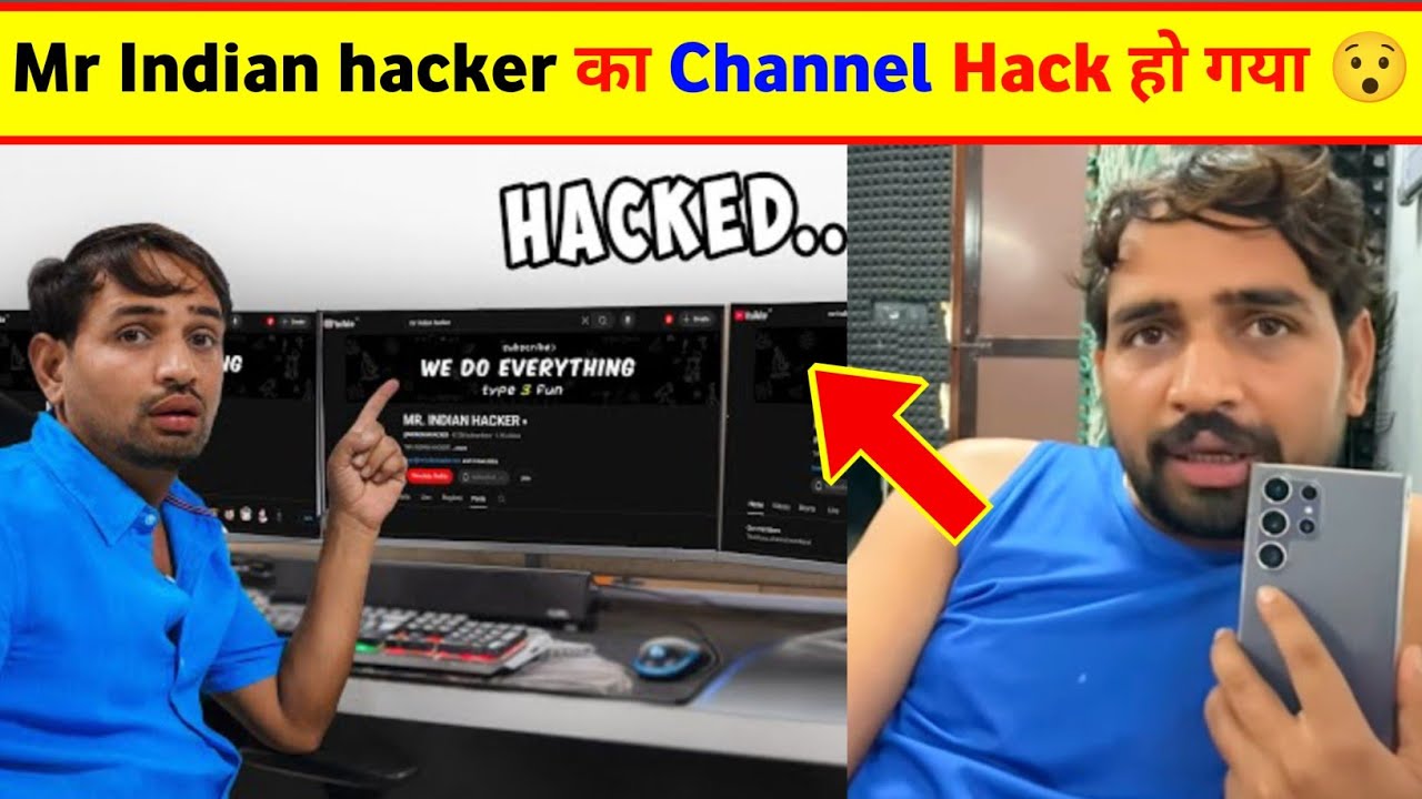 Mr Indian Hacker Channel Hack 😯 Mr Indian Hacker Channel Logo Not Showing | Dilraj Singh - YouTube