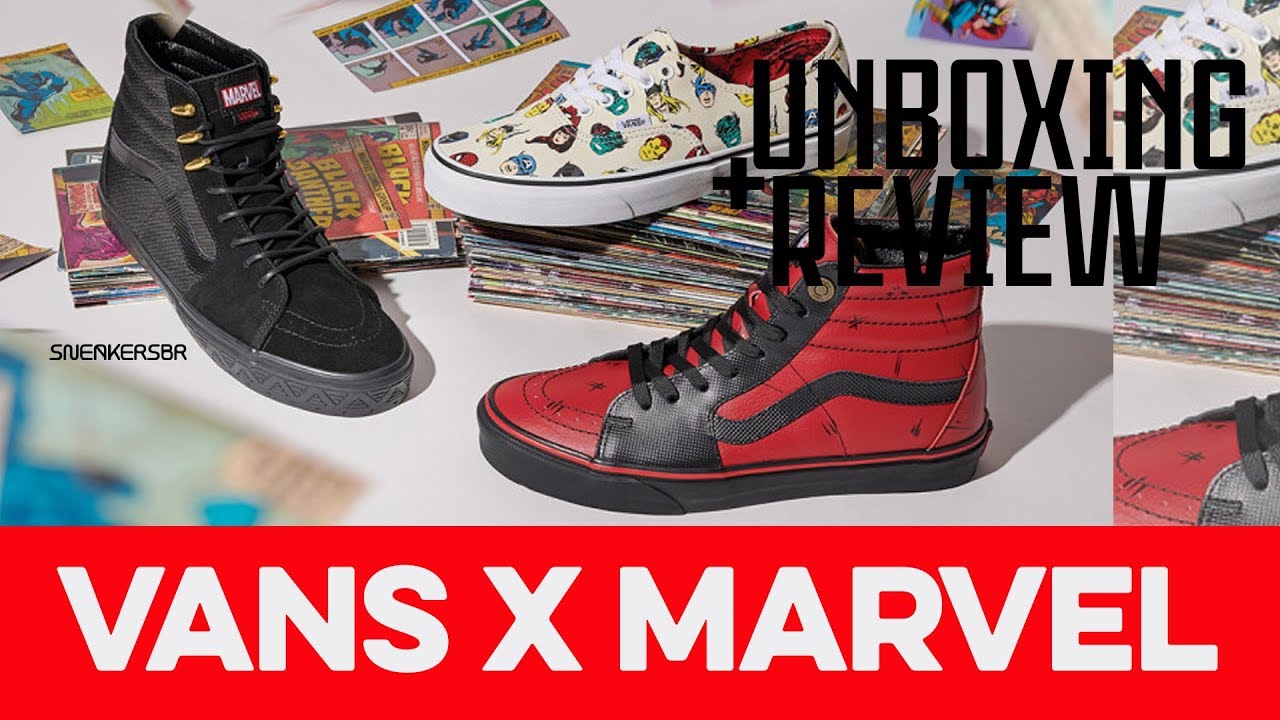 UNBOXING+REVIEW - Vans X Marvel - YouTube
