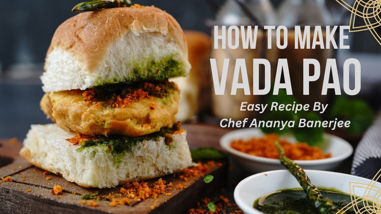 Mumbai Favorite Street Food Vada Pav Recipe at Home | Chaupati style ...