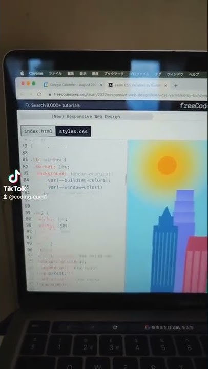 Day 12: City skyline on freeCodeCamp - YouTube