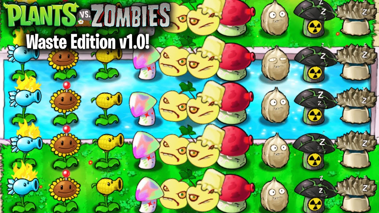 Plants vs Zombies Waste Edition v1.0 BETA | Garlic Nut, Kernel Shooter ...