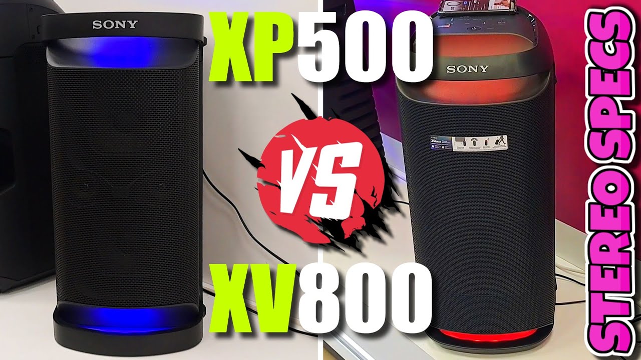 🥵SONY XV800 VS SONY XP500 Sound Comparison Half VOLUME - YouTube