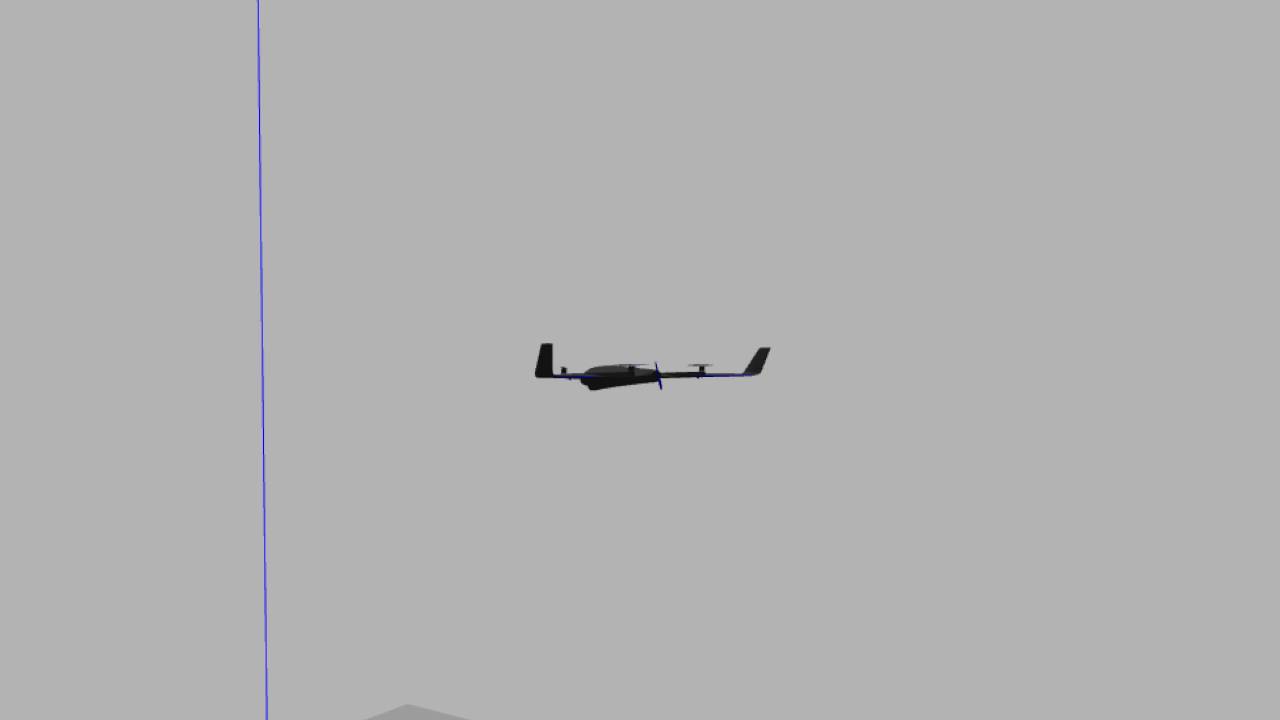 PX4: Simulated front and back transition with Delta Quad VTOL - YouTube