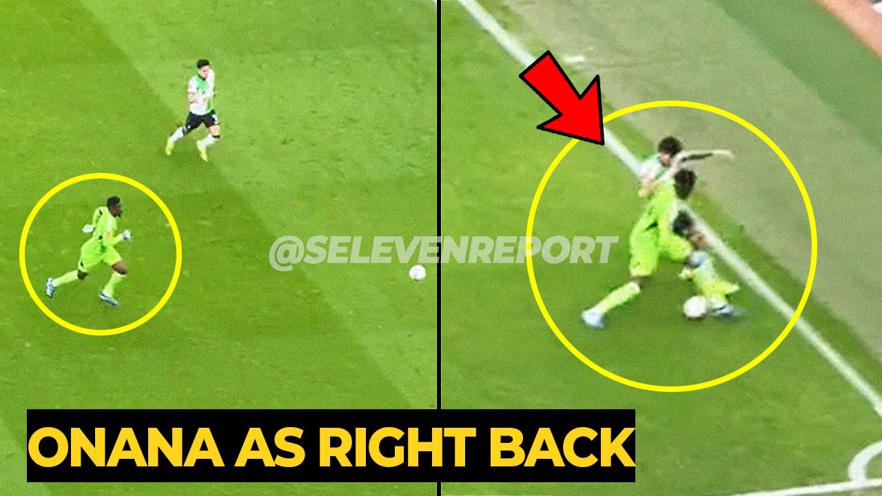 Unseen footage went viral show Andre Onana won speed duel against Luis ...