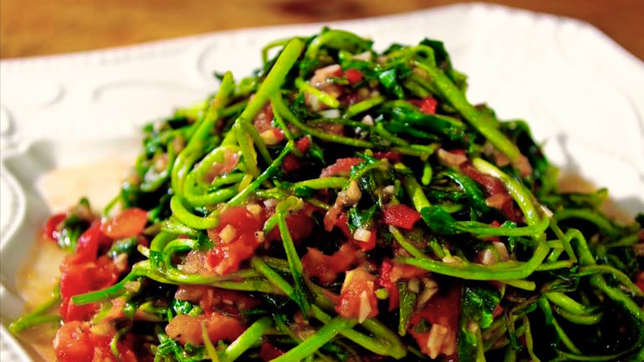Quick and Easy Watercress recipe - YouTube