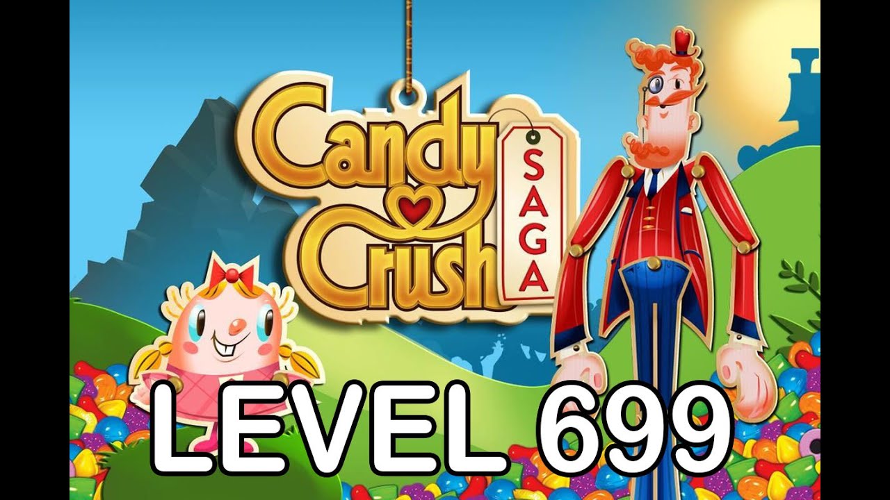 Candy Crush Saga Level 699 - AppLevelHelper.com - YouTube