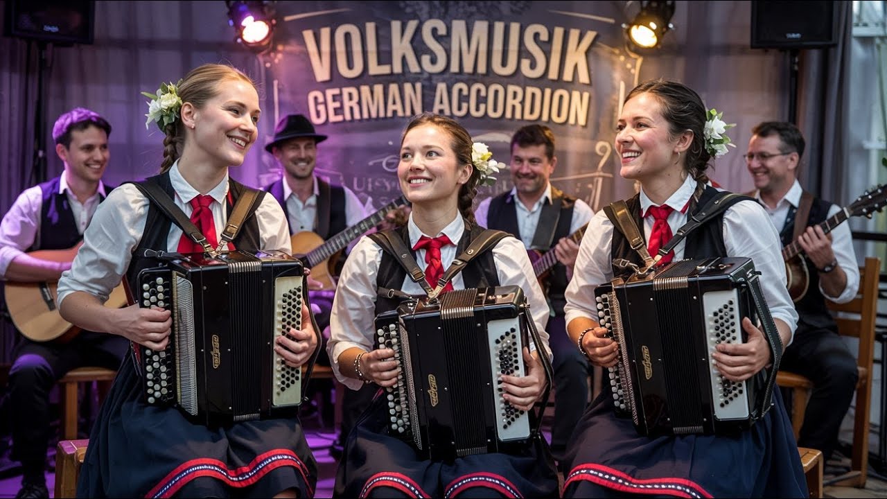 Traditional Volksmusik | German Accordion & Cheerful Folk Music - YouTube