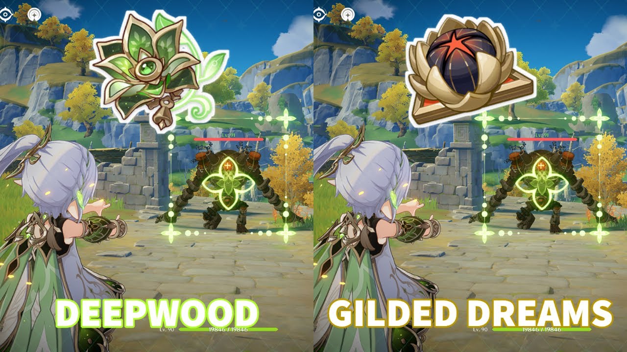 Nahida's Skill - Deepwood vs Gilded Dreams (Genshin Impact) - YouTube