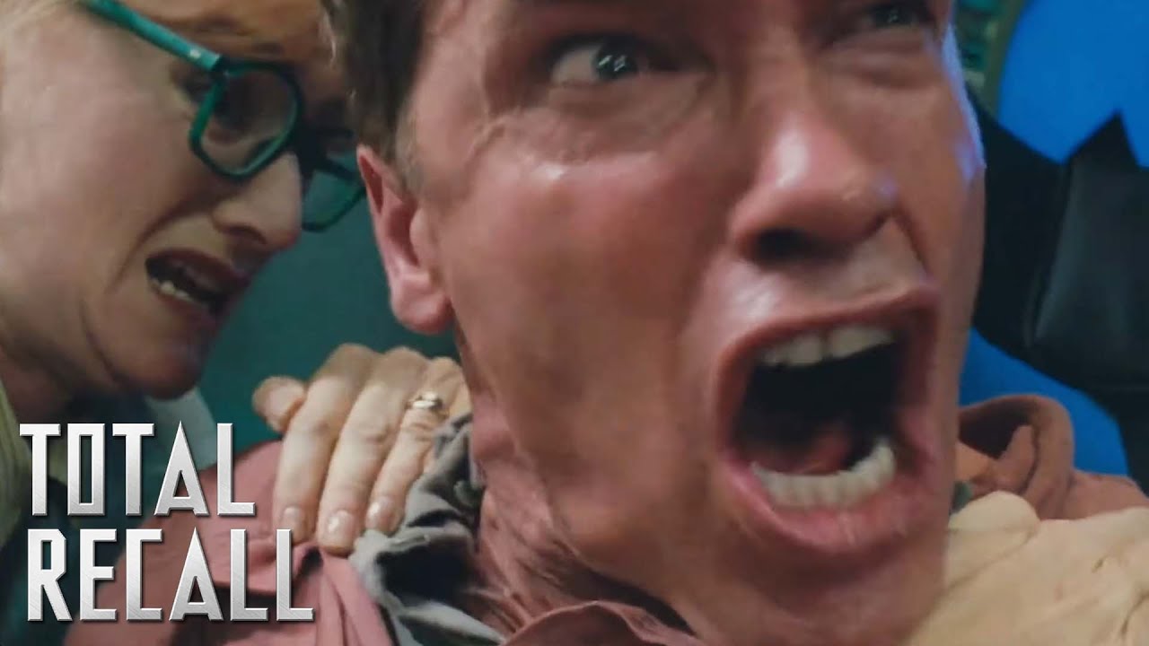 'Memory Implant Procedure Gone Wrong' Scene | Total Recall | Arnold ...