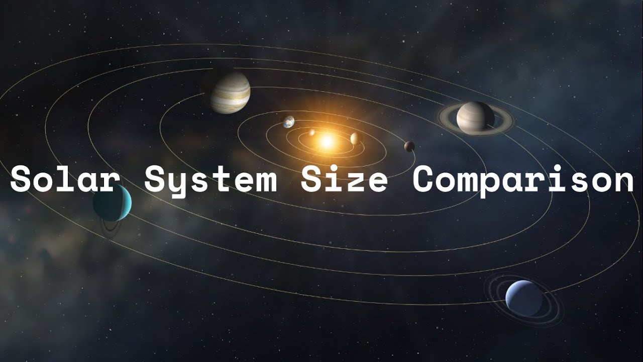 Solar System Size Comparison - YouTube