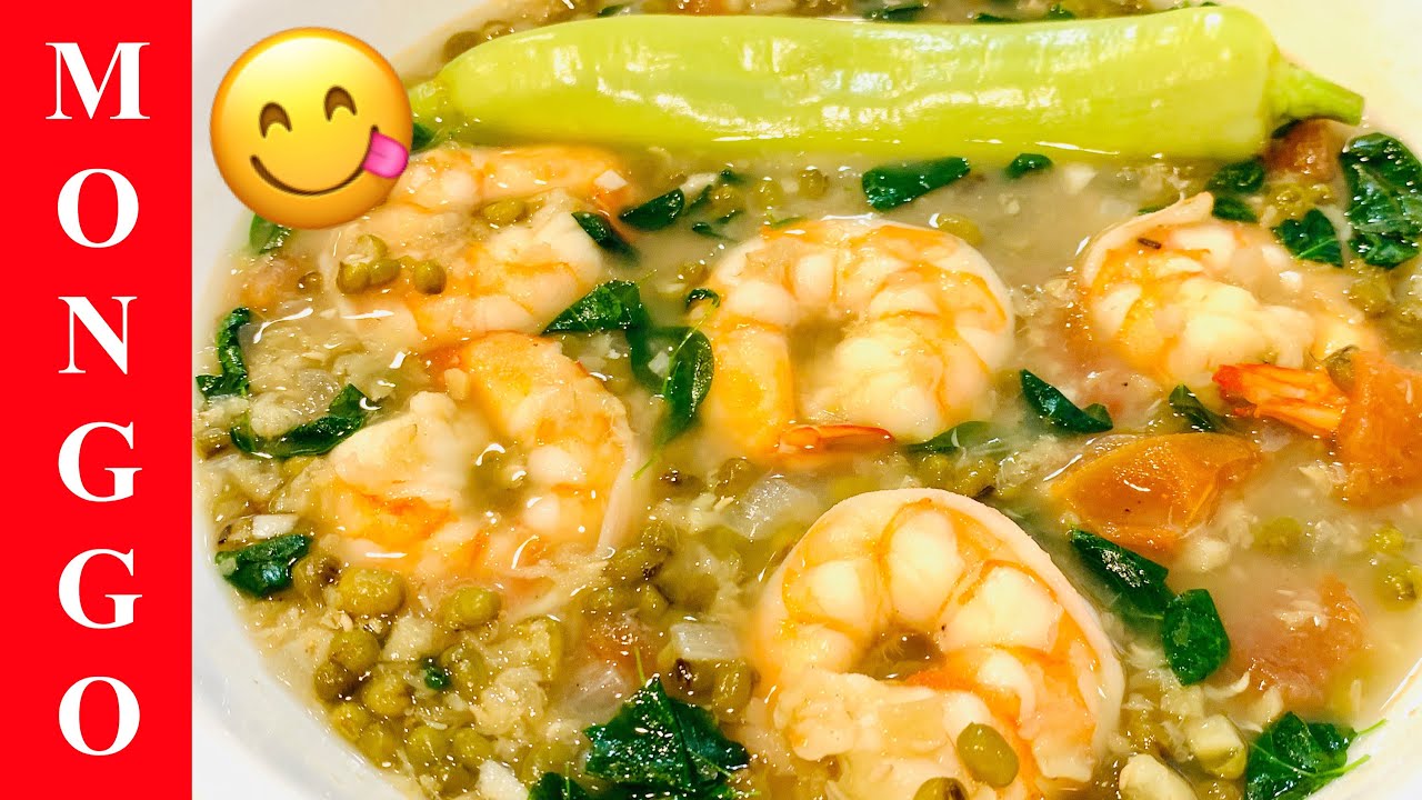 How to cook Monggo with Shrimp & malunggay - YouTube