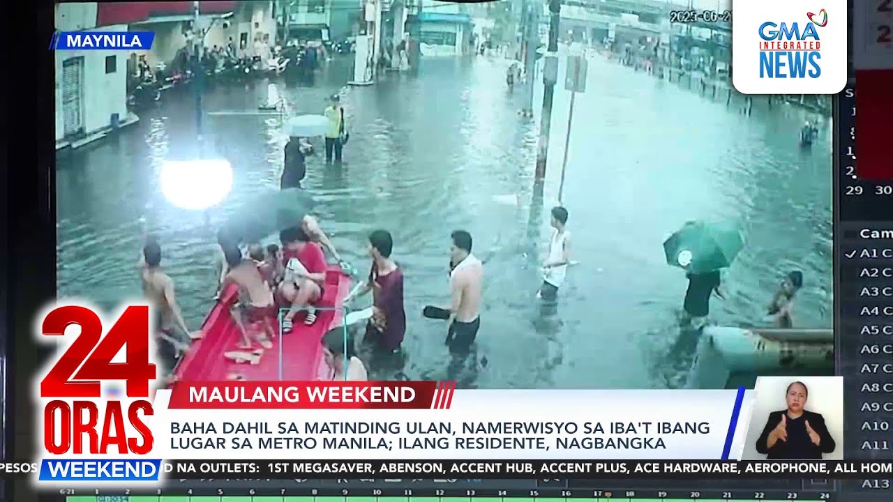 Baha dahil sa matinding ulan, namerwisyo sa iba't ibang lugar sa Metro ...