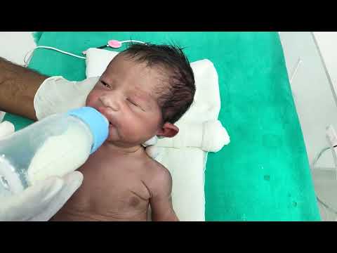 My Baby’s hungry crying First Time Bottle Feeding! 🍼 | So Sweet & Calm