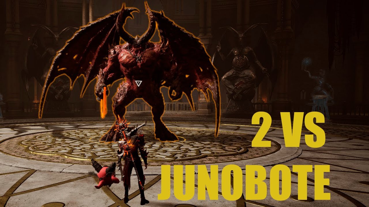 2 VS JUNOBOTE - Guild Boss Throne and Liberty - YouTube