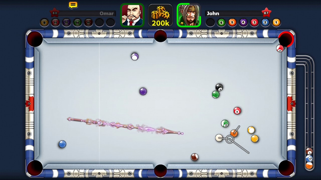 comment j'ai gagné facilement à 8pool🎱🎱 - YouTube