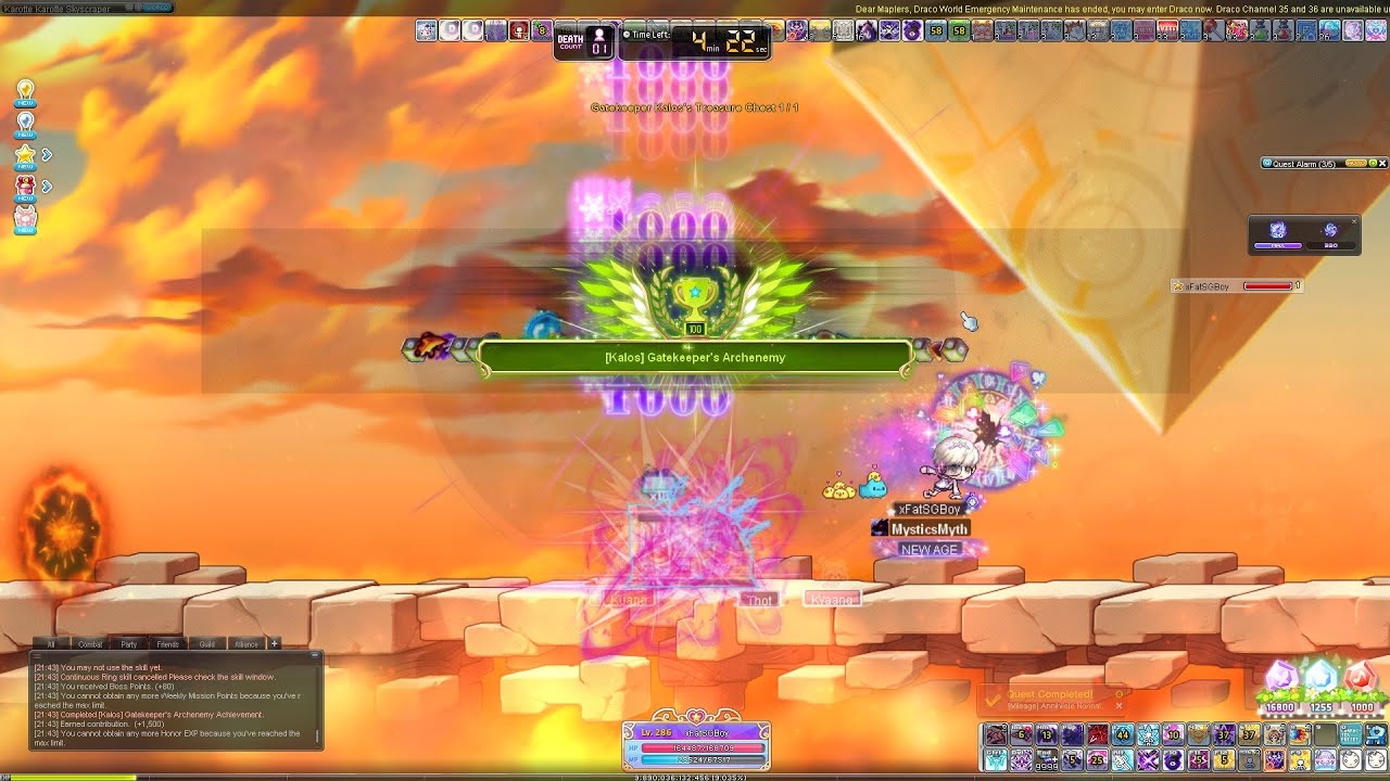 MapleSea Dark Knight Solo Normal Kalos - YouTube