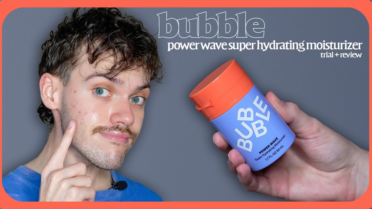 bubble power wave super hydrating moisturizer | trial + review - YouTube