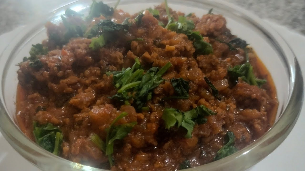 semi fry mutton mince | mutton mince | tasty recipe | with roti | with ...