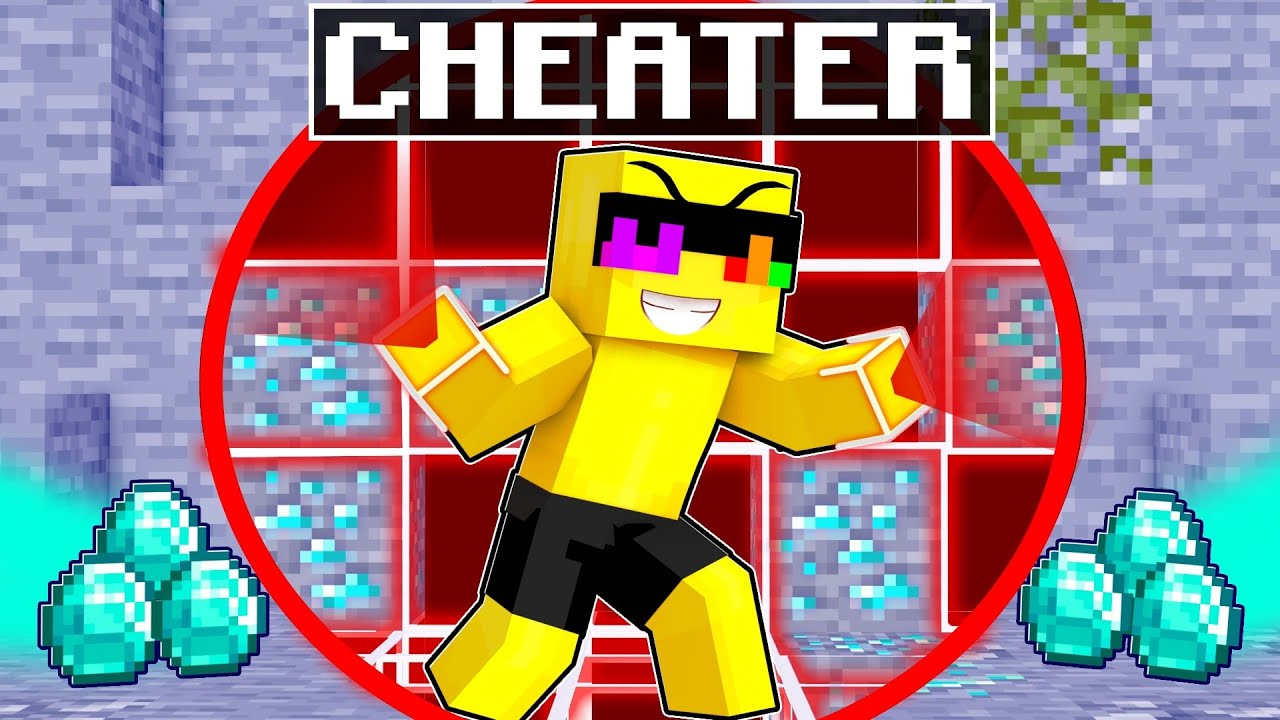 Sunny is a CHEATER in Minecraft! - YouTube