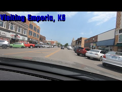 Emporia, Kansas - small/medium size town USA - YouTube