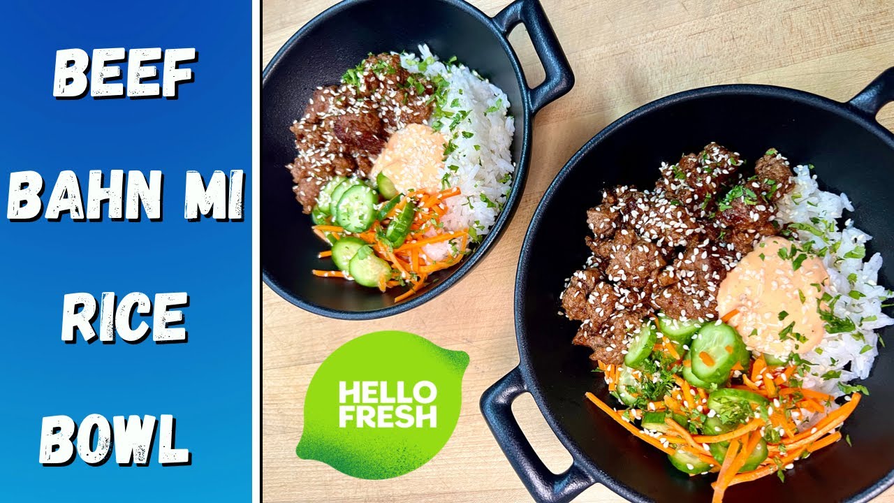 Beef Bahn Mi-Style Rice Bowls | Monster Cookies - YouTube