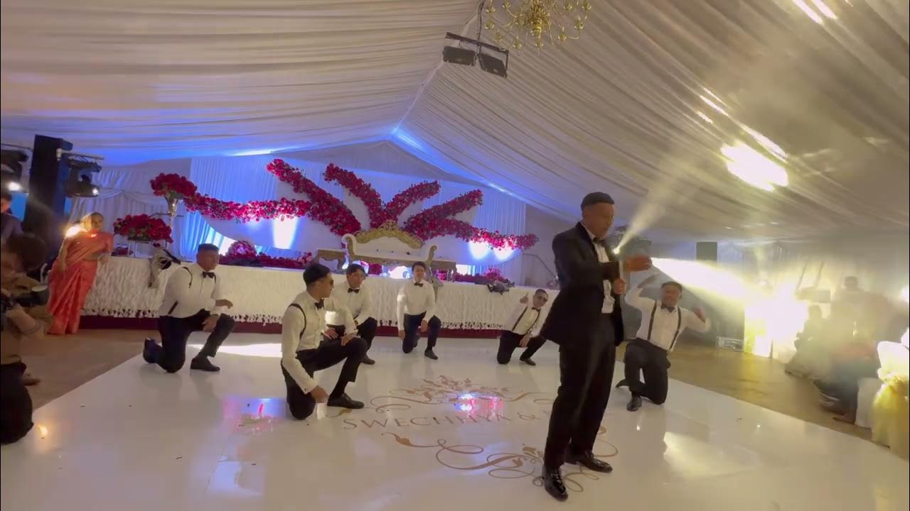 Grooms Family dance | NEPALI WEDDING RECEPTION - YouTube