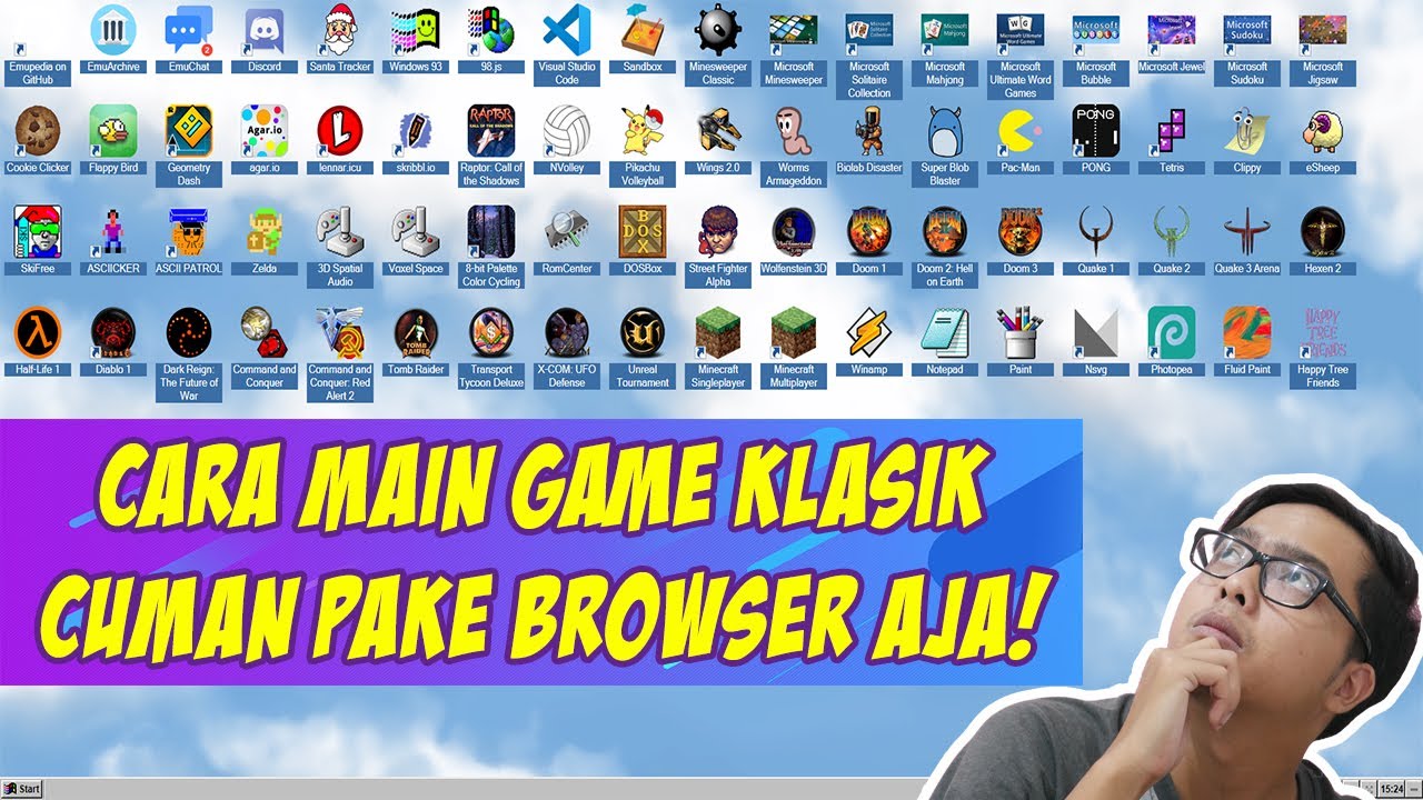 Cara Main Berbagai Game Klasik Di Web! Menghilangkan Gabut! - YouTube