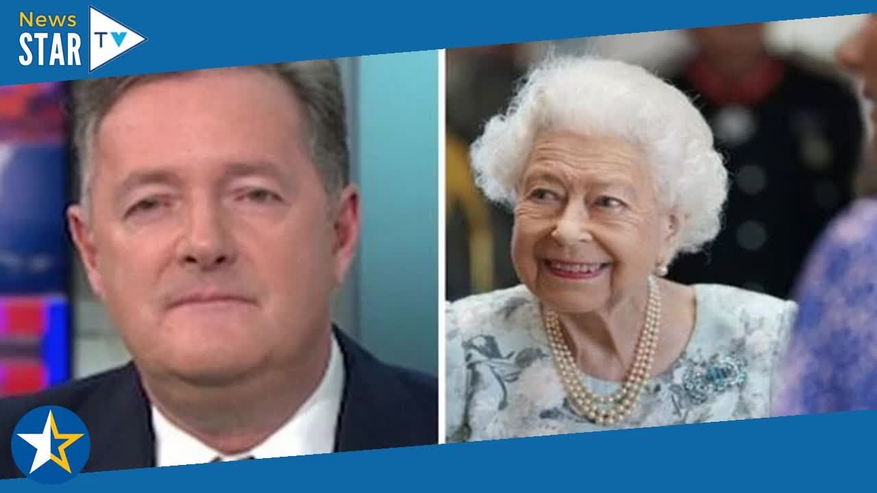 Piers Morgan admits breaking down in tears over Queen's death - YouTube