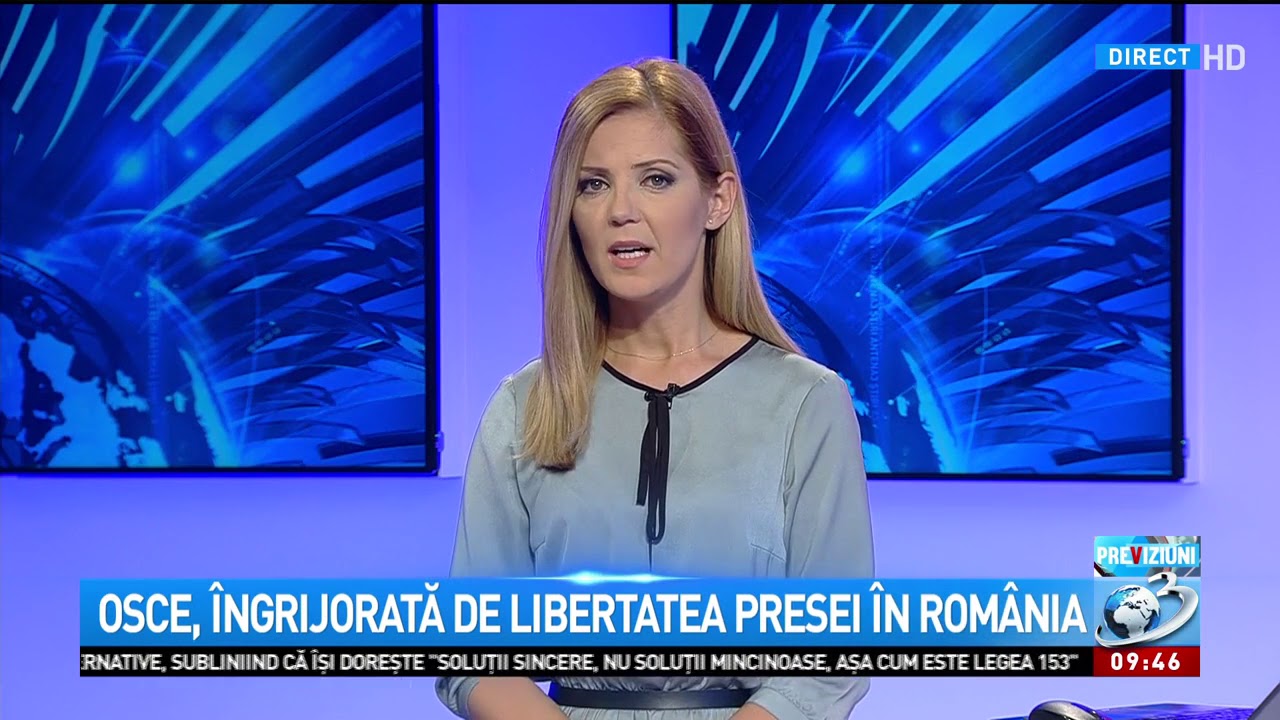 OSCE, îngrijorată de libertatea presei în România - YouTube