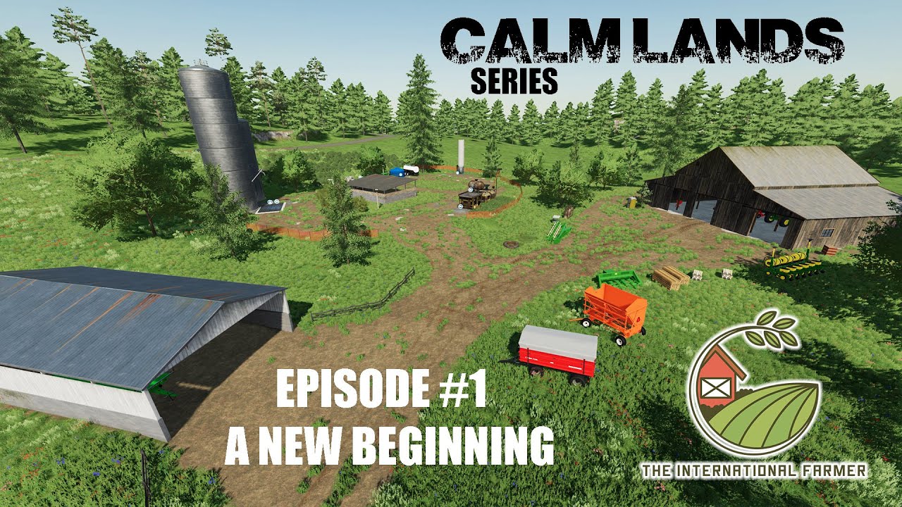 1st time on Calm Lands Map Starting Fresh (Farming Simulator 22) - YouTube
