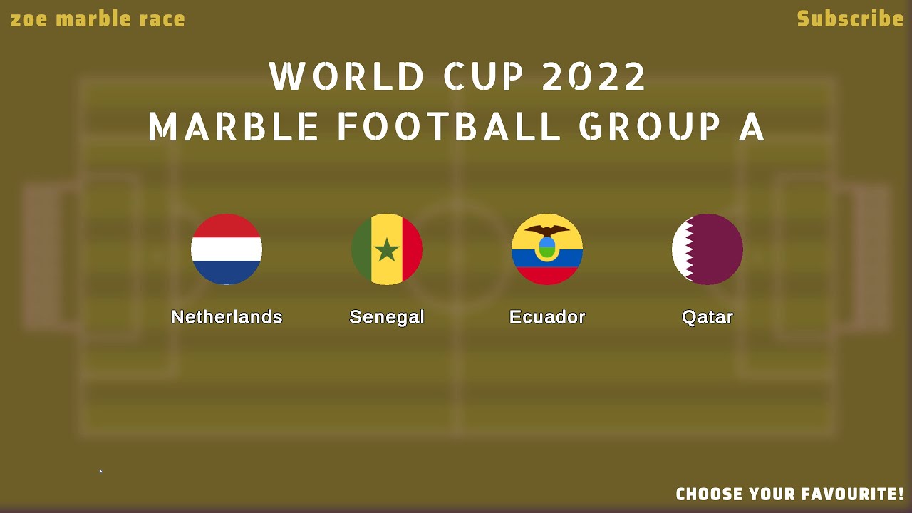 Marble Football Countryballs World Cup 2022 Cup Group A | Countryballs ...