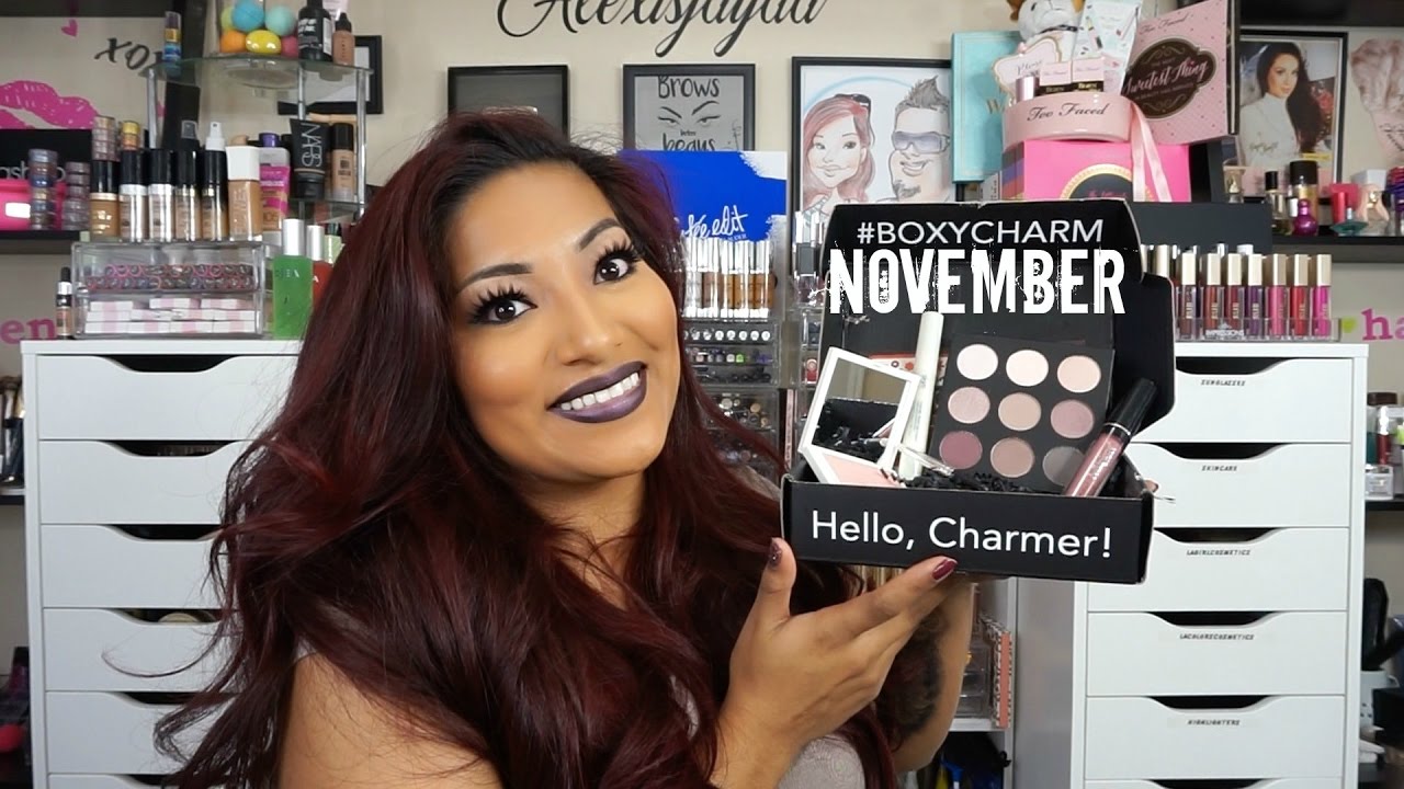 NOVEMBER BOXYCHARM UNBOXING 2016 - YouTube
