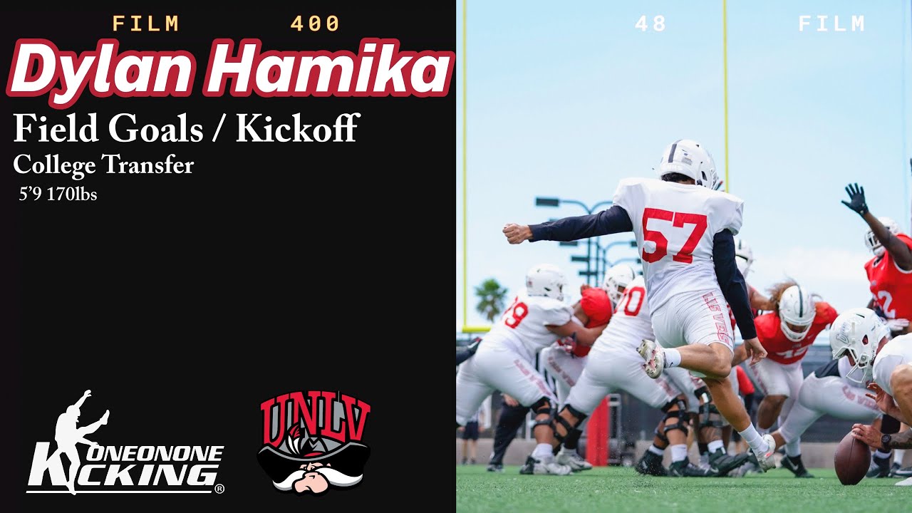 Dylan Hamika- Field Goals / Kickoff - Transfer - YouTube