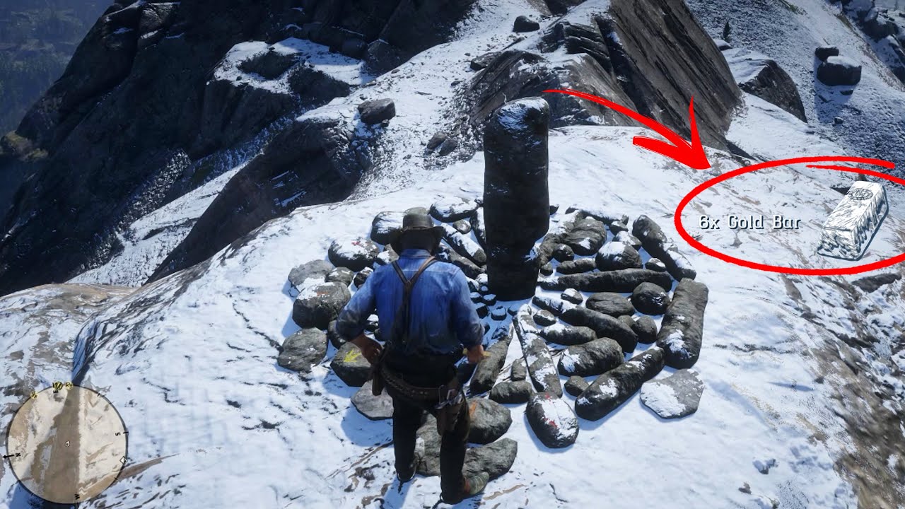 Secret Treasure With 6 Gold Bars Lost In Snow... - YouTube