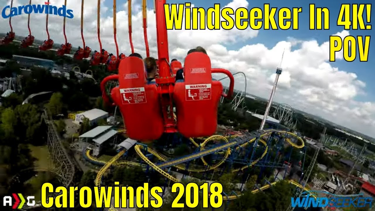 Windseeker In 4K | POV | Carowinds | 2018 | - YouTube
