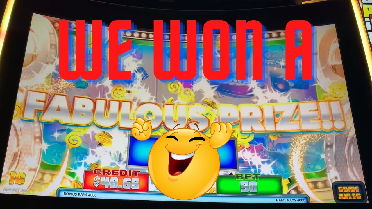 We got a FABULOUS PRIZE on The Price is Right Slot Machine at Winstar ...