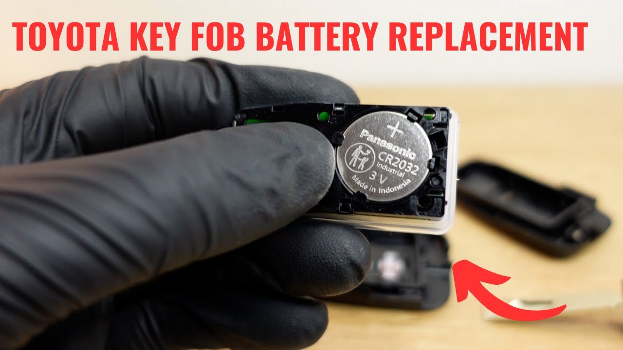 How To Replace A Toyota Smart Key Battery - YouTube