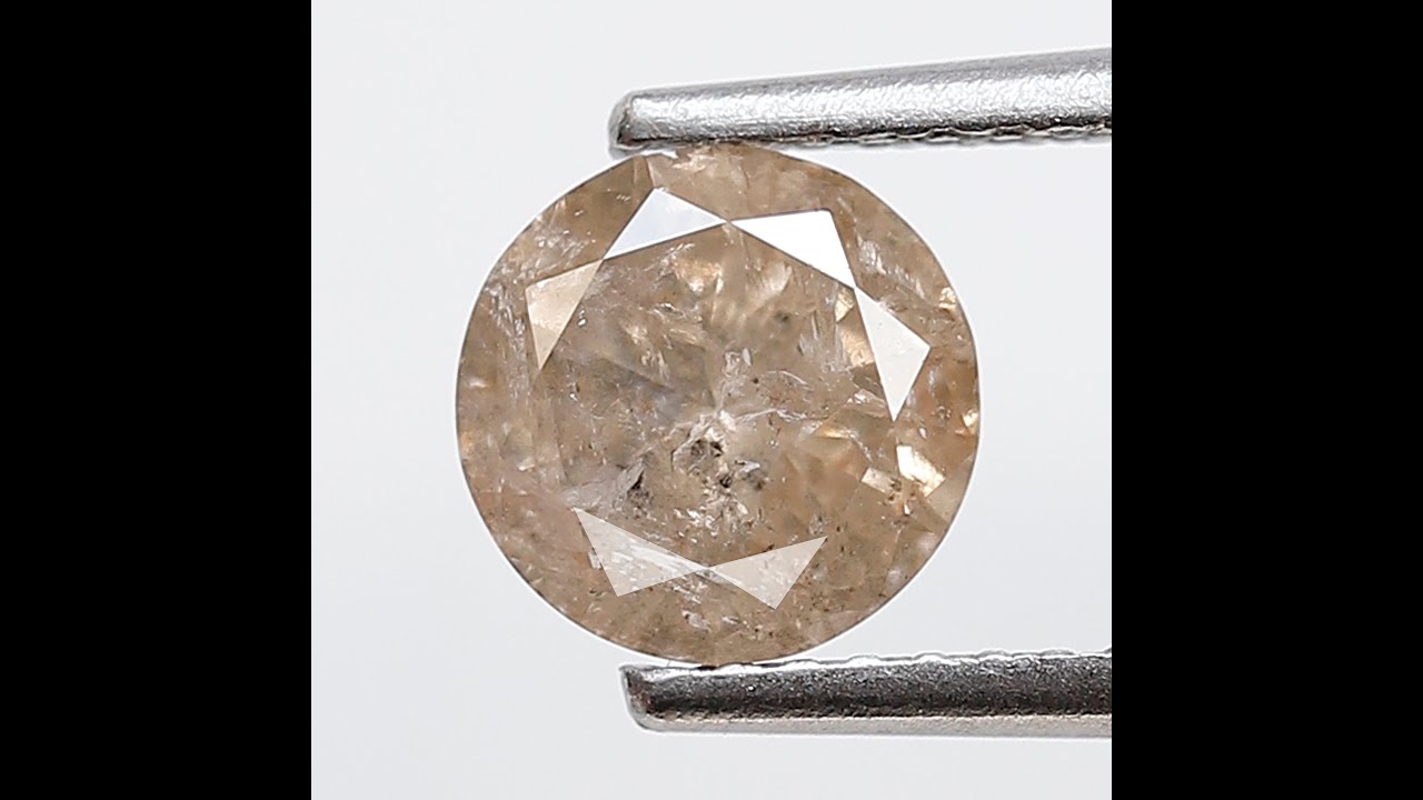1.01 Ct 6 MM Round Brilliant Cut Natural Loose Diamond translucent ...