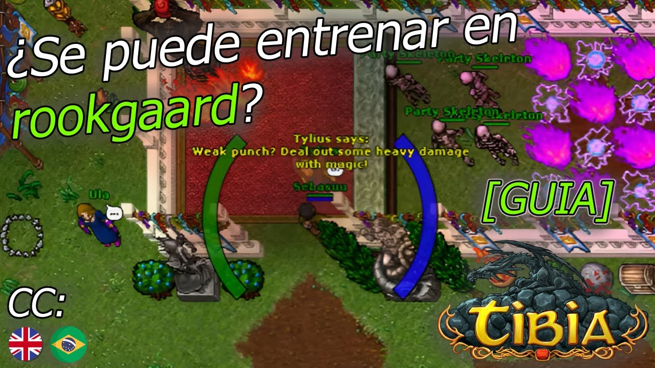 TIBIA [GUIA] ¿Se puede entrenar en rookgaard? (Si, al Nivel 8) - YouTube